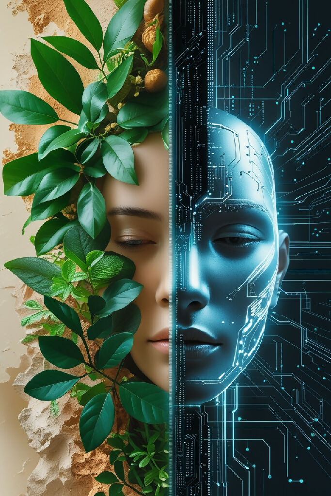 A modern and visually striking digital illustration
