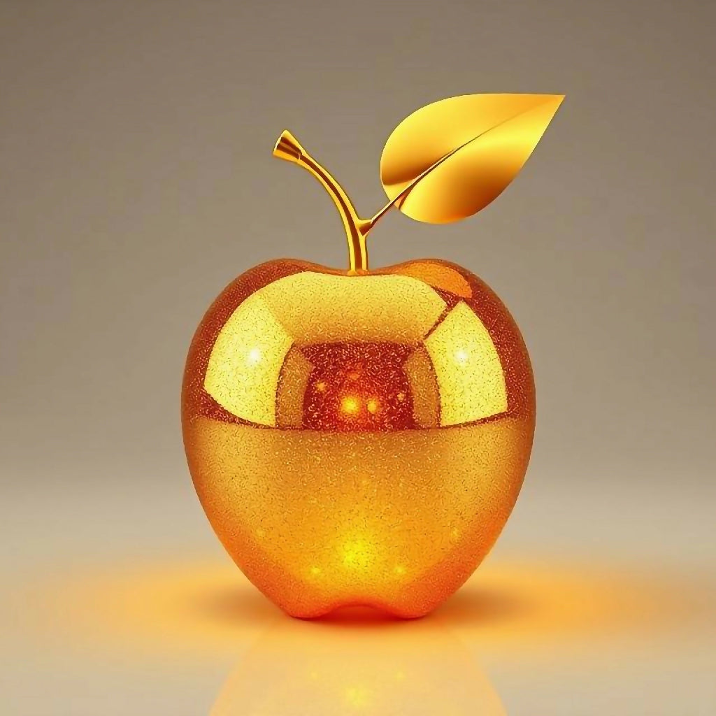 Apple in golden design No. 2