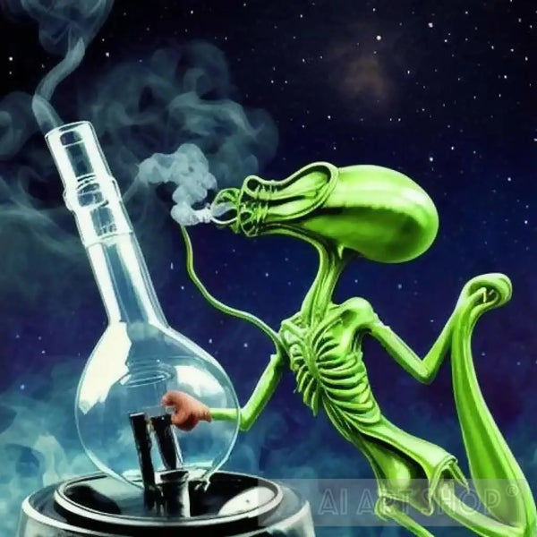 smoking weed in space