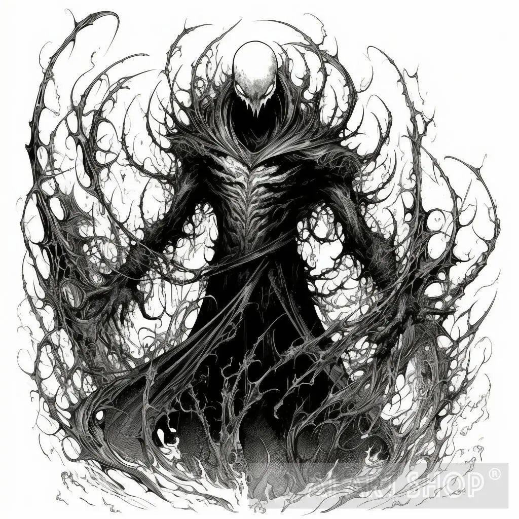 spawn, venom, evil, entitiy, dark, black, alien, monster, specter