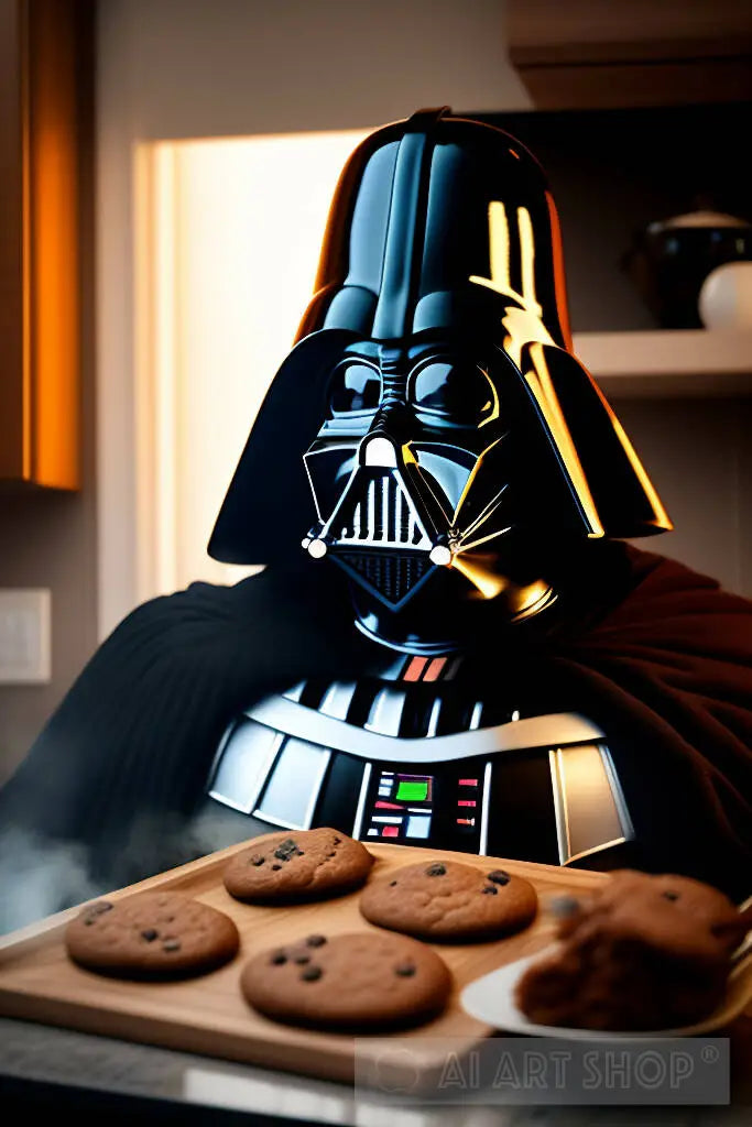 darth vader cooking cookies