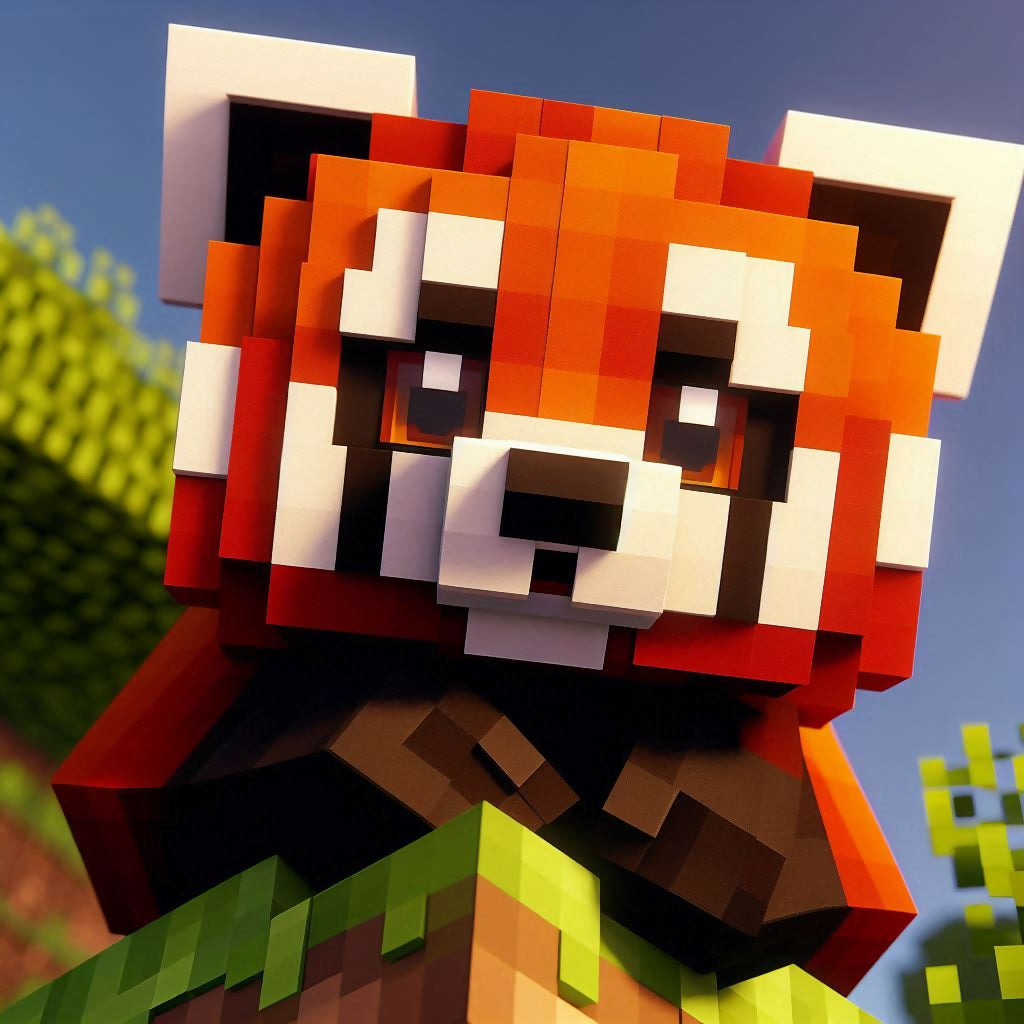 Red panda, minecraft mob