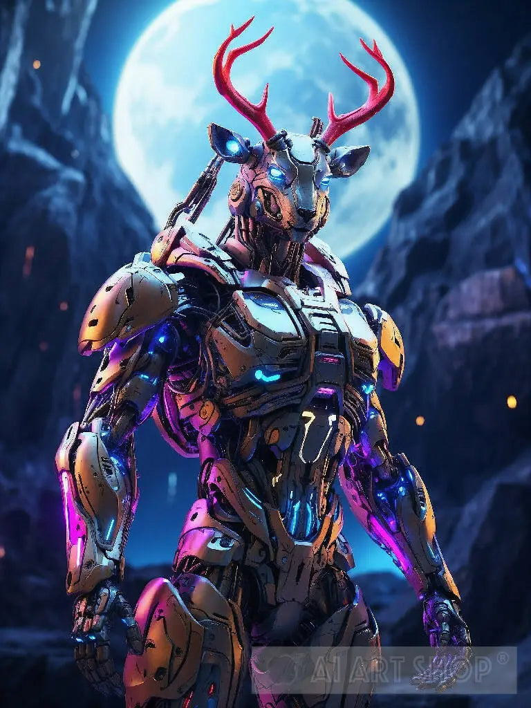 Deer in cyborg body #1