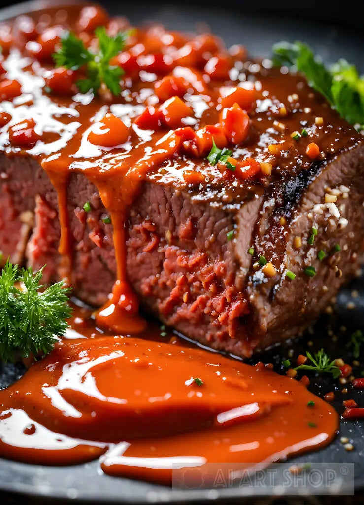 Delicious grilled meat meals