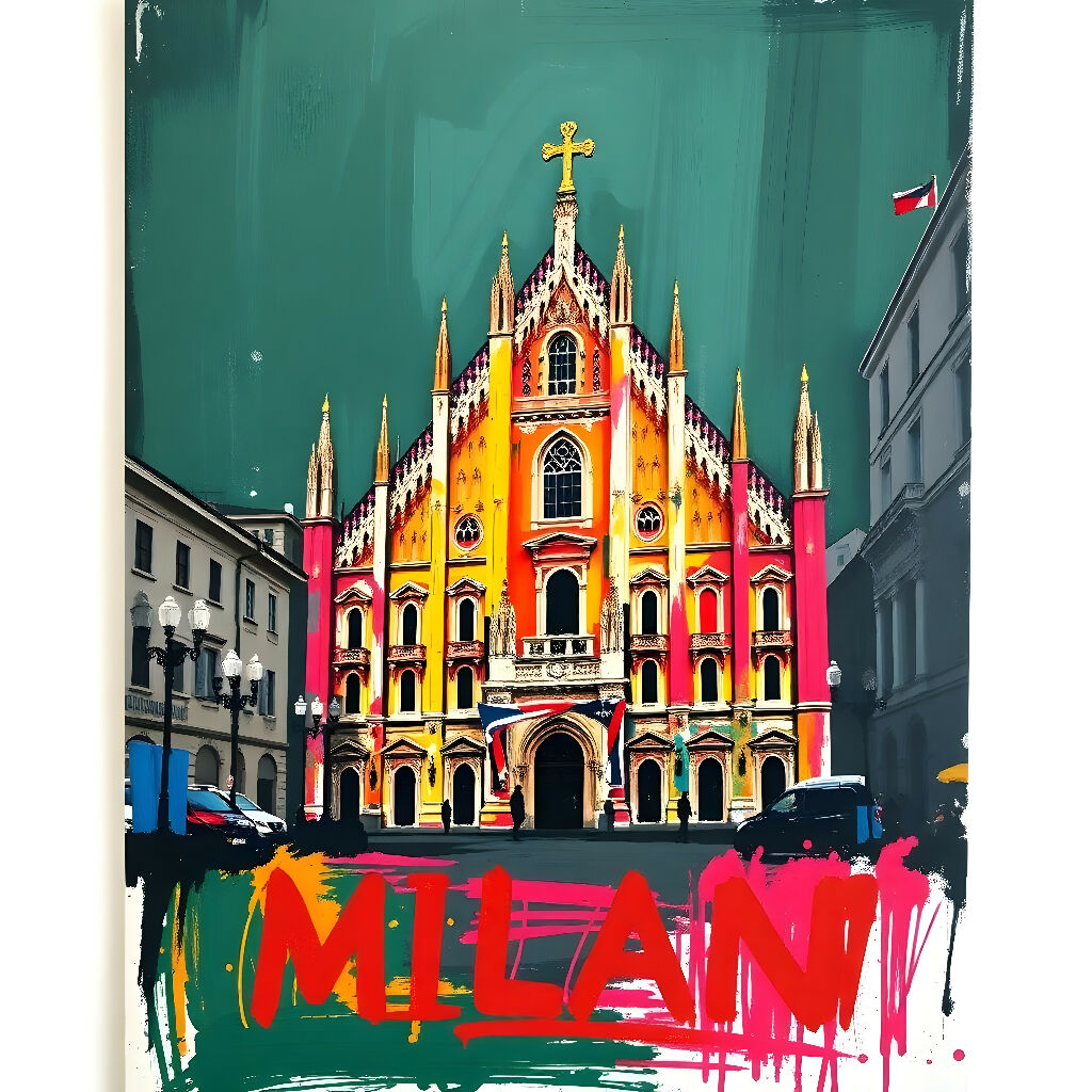 Milan Acrylic Painting