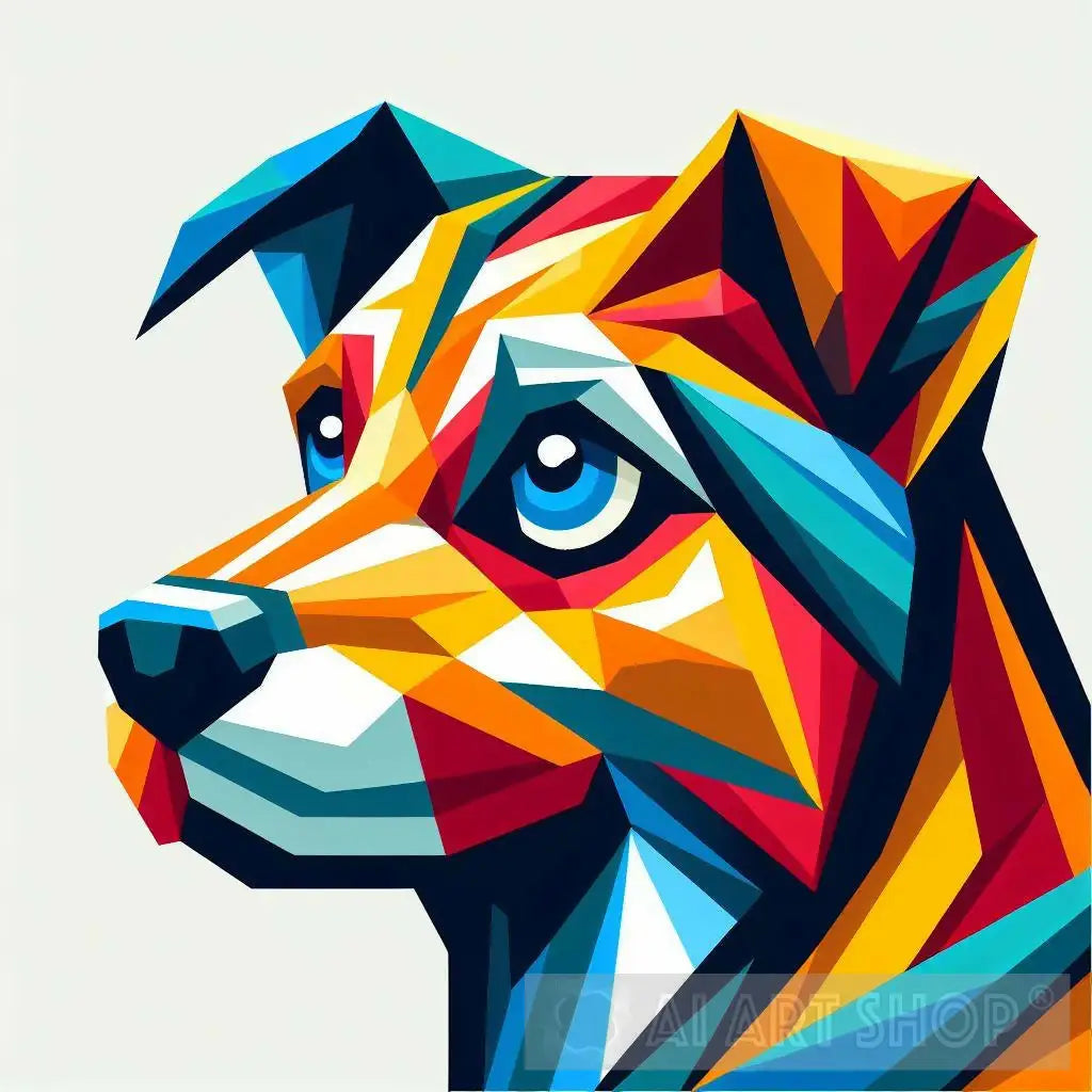 Digital, Cartoon, Dog,