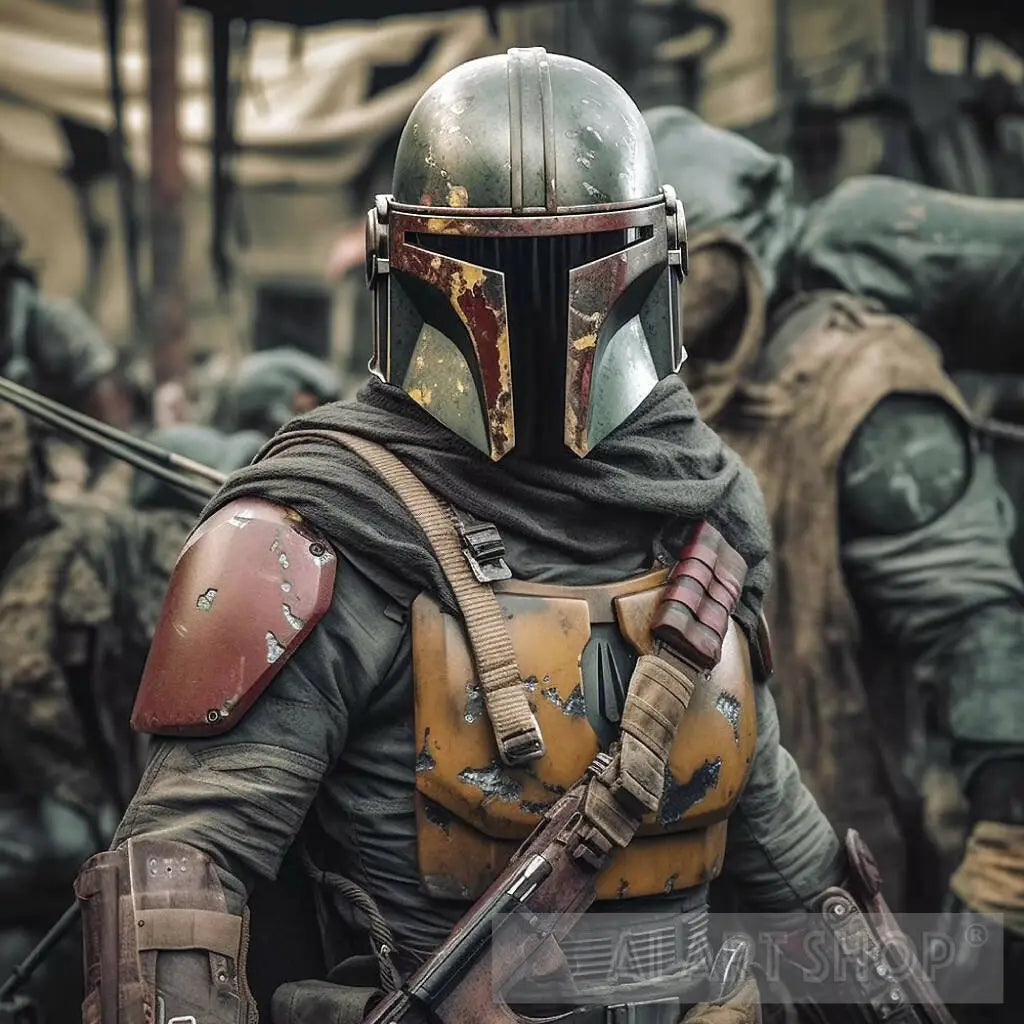 Din-Jarin, a.i. generated, digital artwork, studio addicted, artifi...