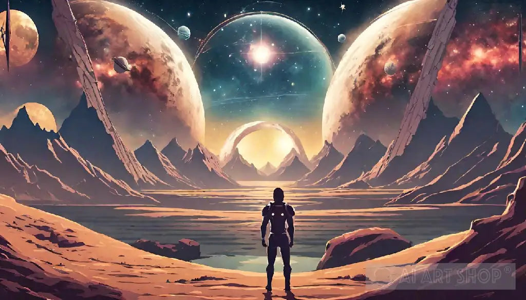 Distant planets and galaxies