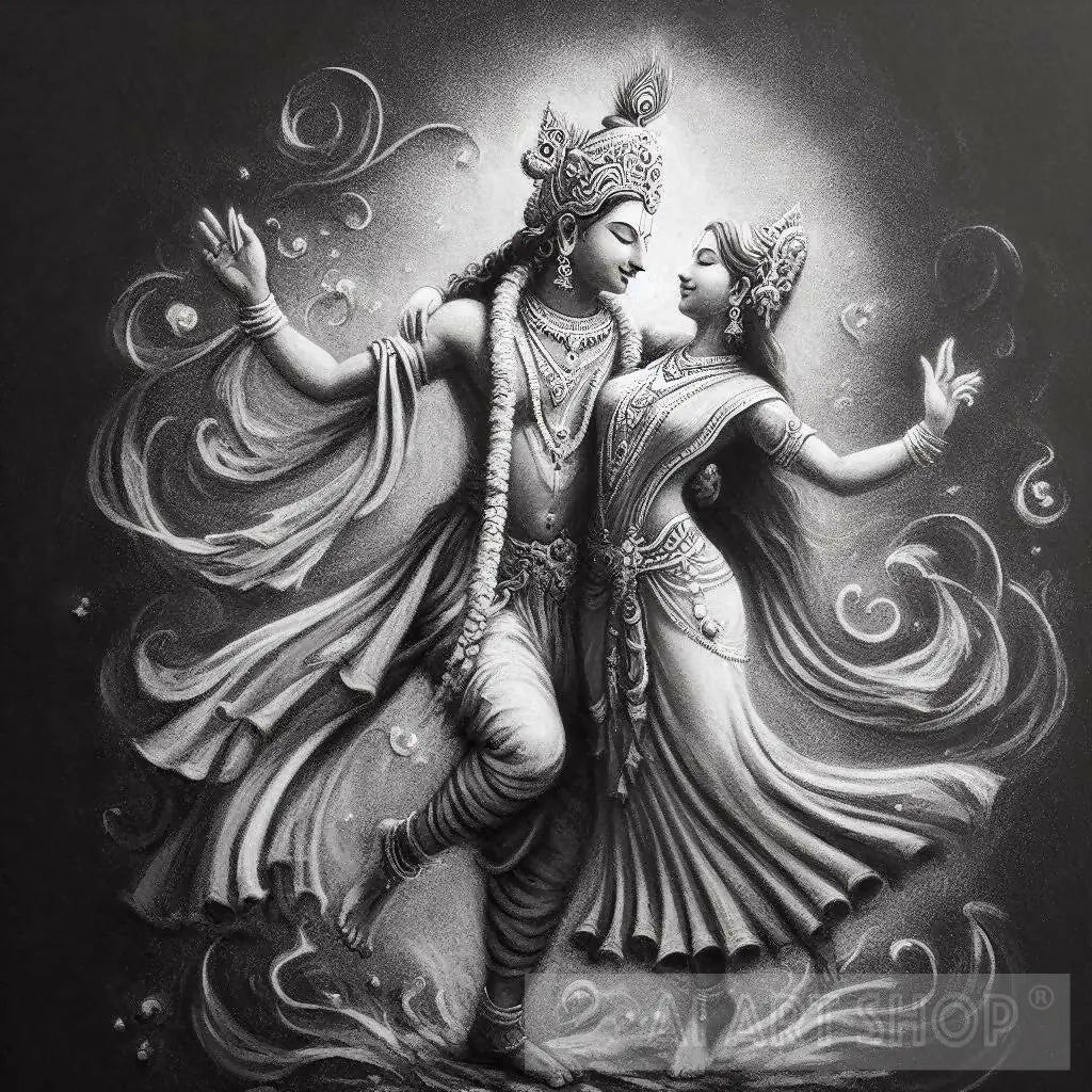 Divine Embrace: Radiance of Love and Positivity