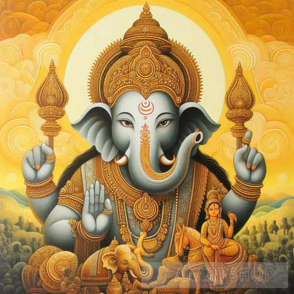 Divine Narratives: Realistic Handmade Oil Painting Unveiling Lord G...