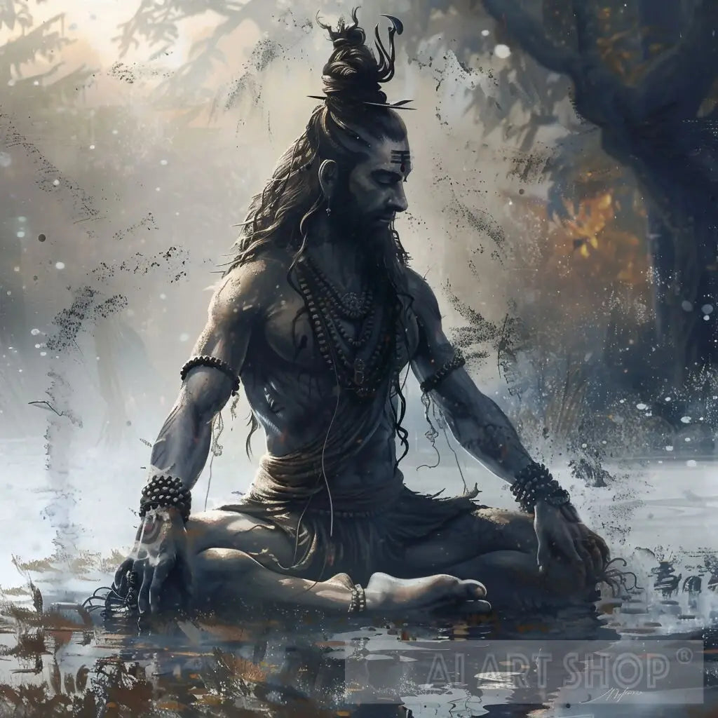 Divine Yogi: Mahadev in Meditation