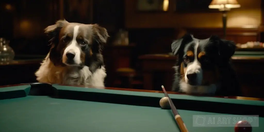 Dogs do snooker 4