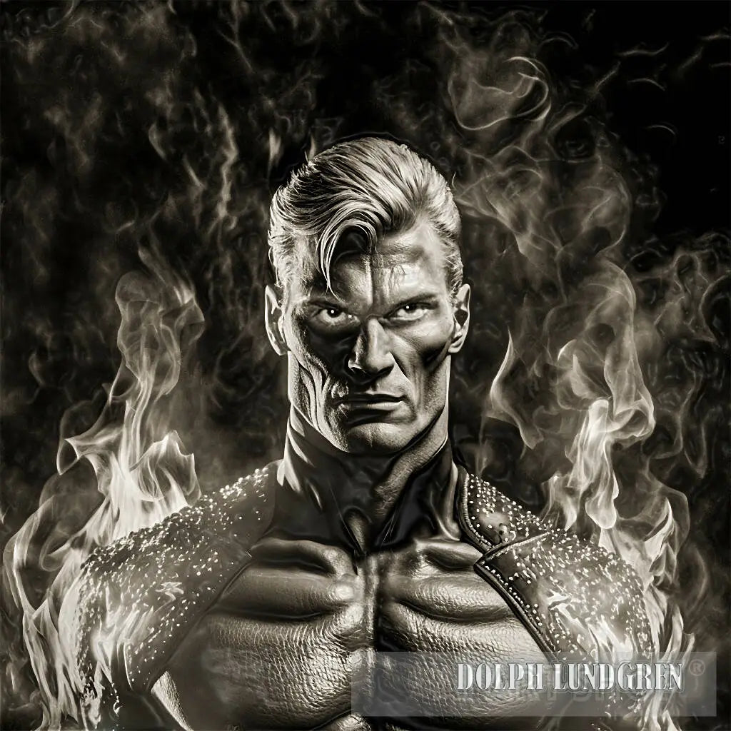 DOLPH LUNDGREN SUPERHERO PORTRAIT