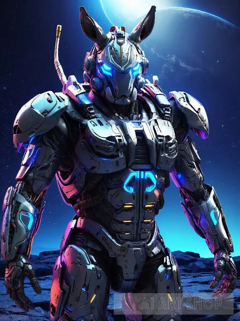 Donkey in cyborg body #3