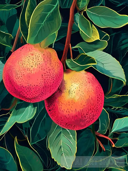 Double Delight: Digital Art Print