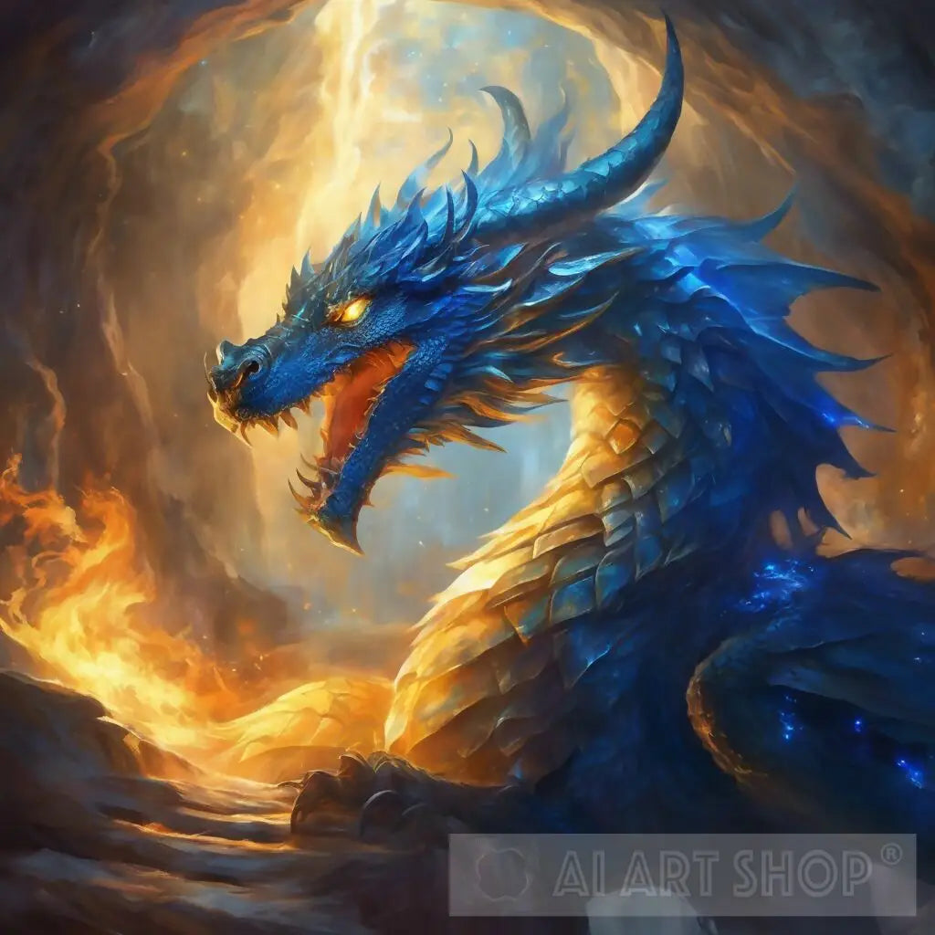 Dragón de las profundidades doradas