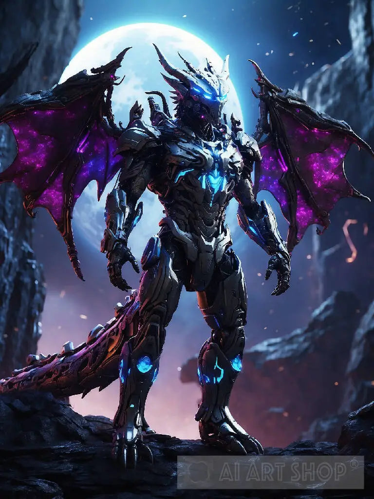 Dragon in cyborg body #1