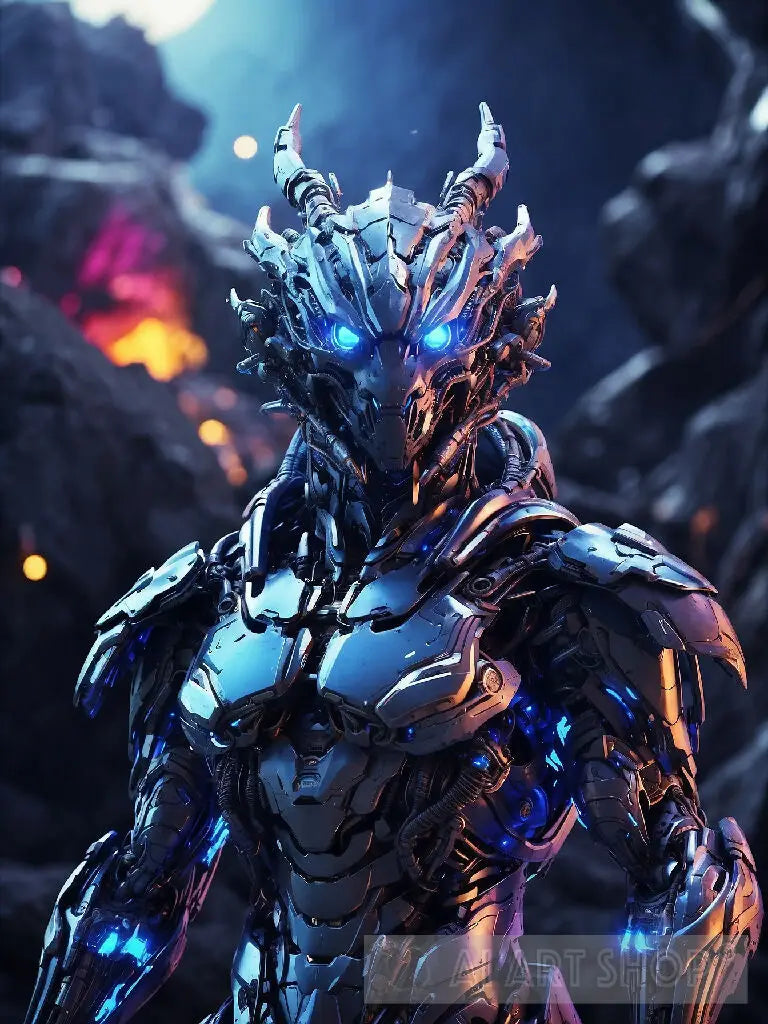 Dragon in cyborg body #3