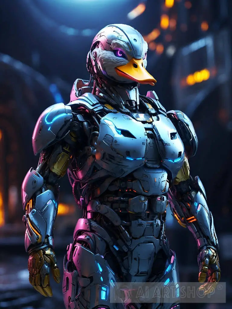 Duck in cyborg body #1