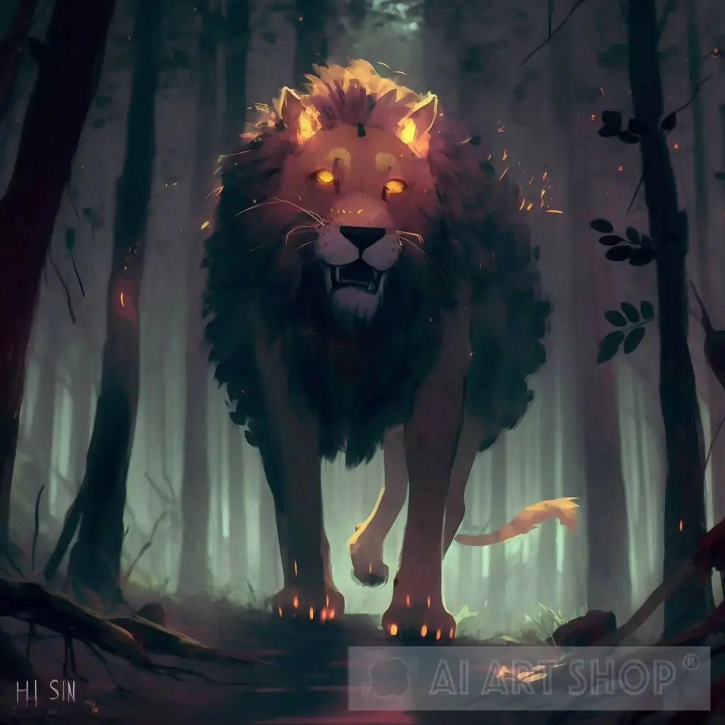 The Dystopian Lion: A Symbol of Hope in a Destroyed World