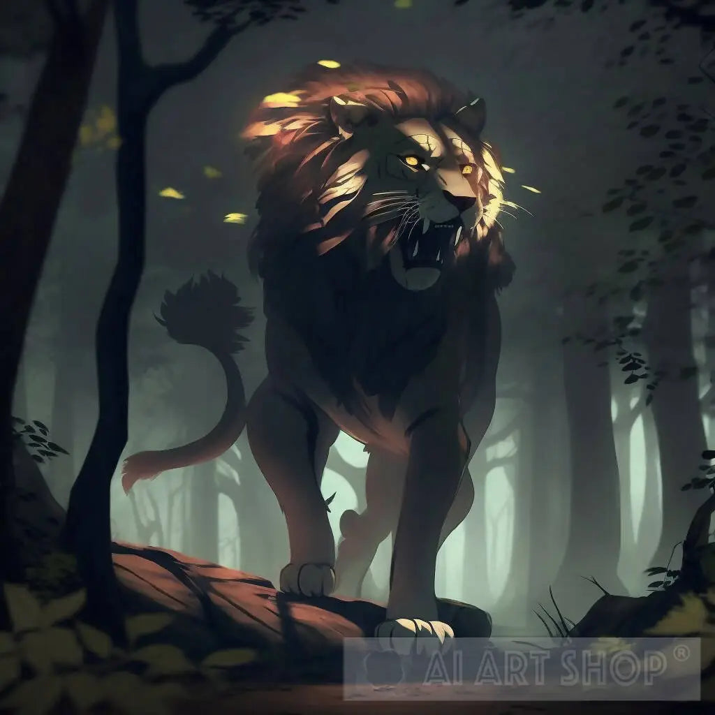 The Dystopian Lion: A Symbol of Hope in a Destroyed World