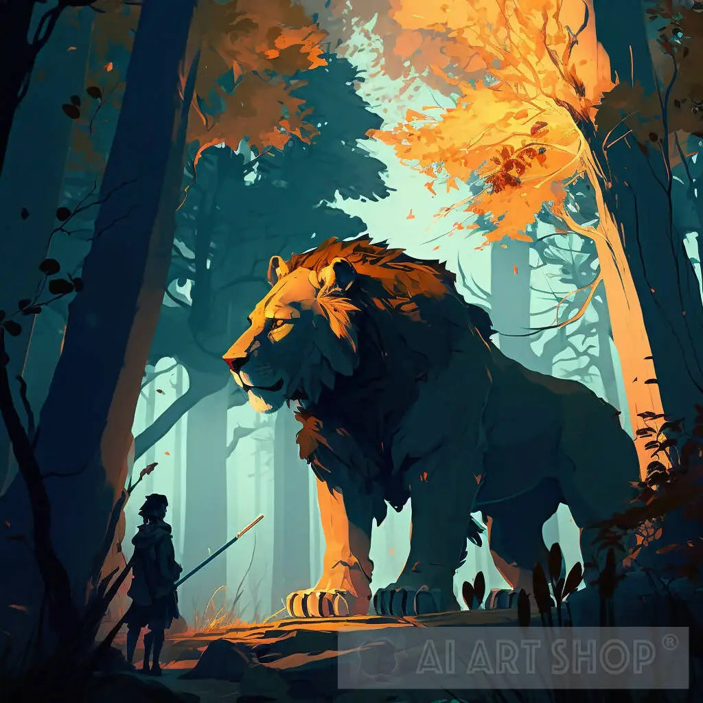 The Dystopian Lion: A Symbol of Hope in a Destroyed World