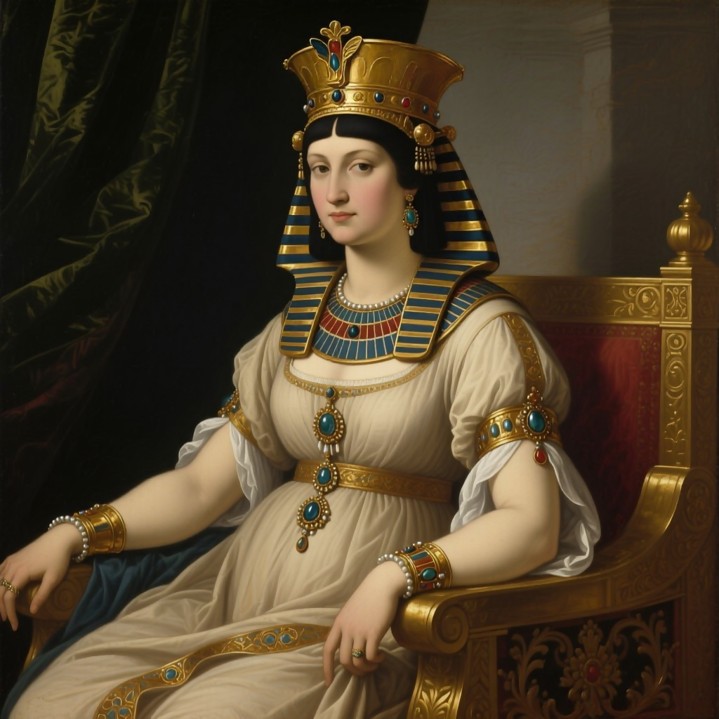 Renaissance Queen of Egypt – AI Portrait | The Future of Art