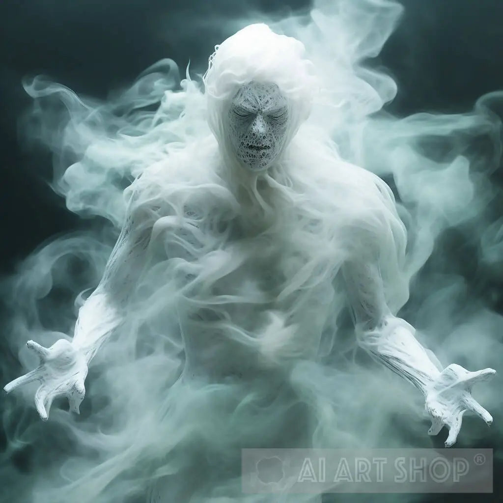 Ghost ectoplasm ethereal humanoid paranormal