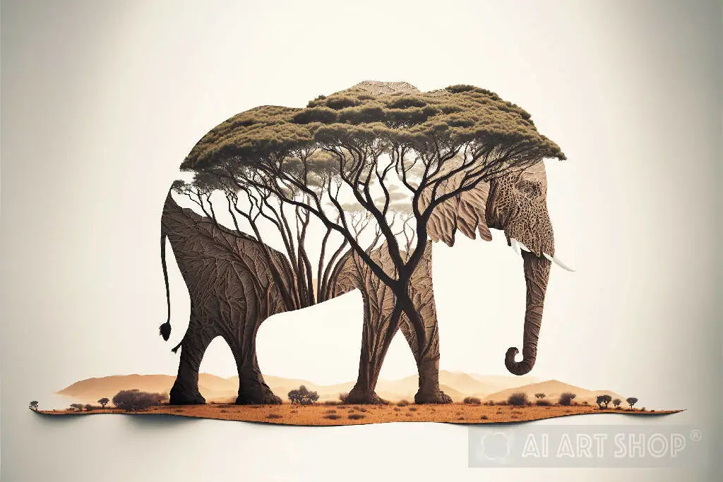 Elephant shaped tree