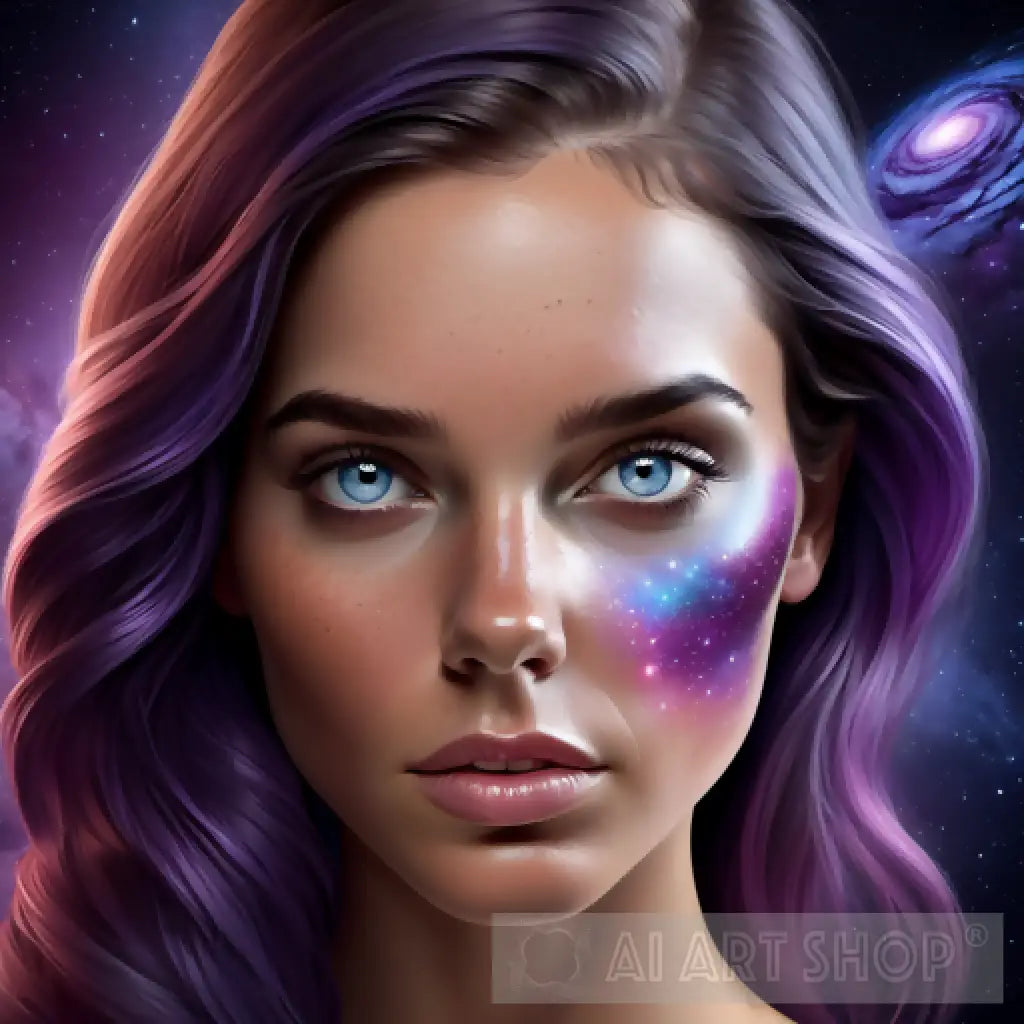 Embodiment of the Cosmos: A Woman's Celestial Essence