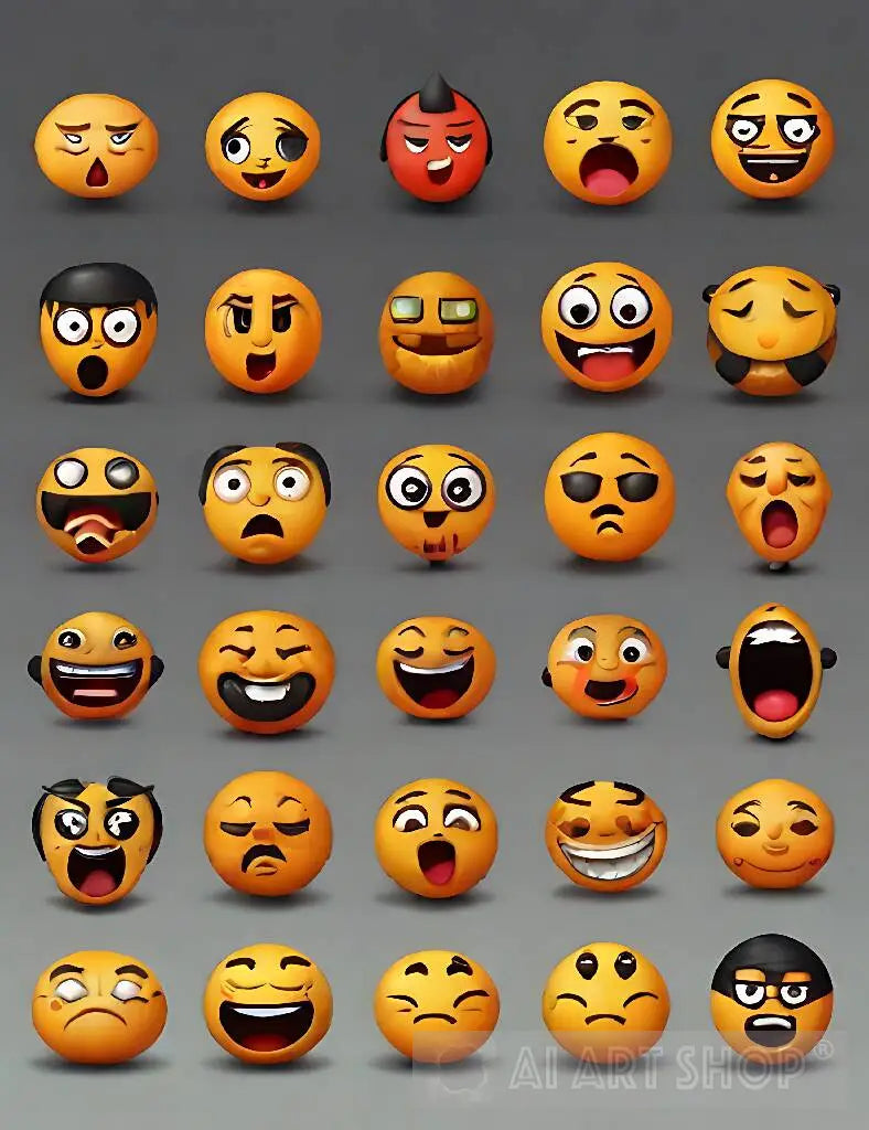 Memes Emoji List Emoji Yellow Emoticons Or Smiley Faces Collection