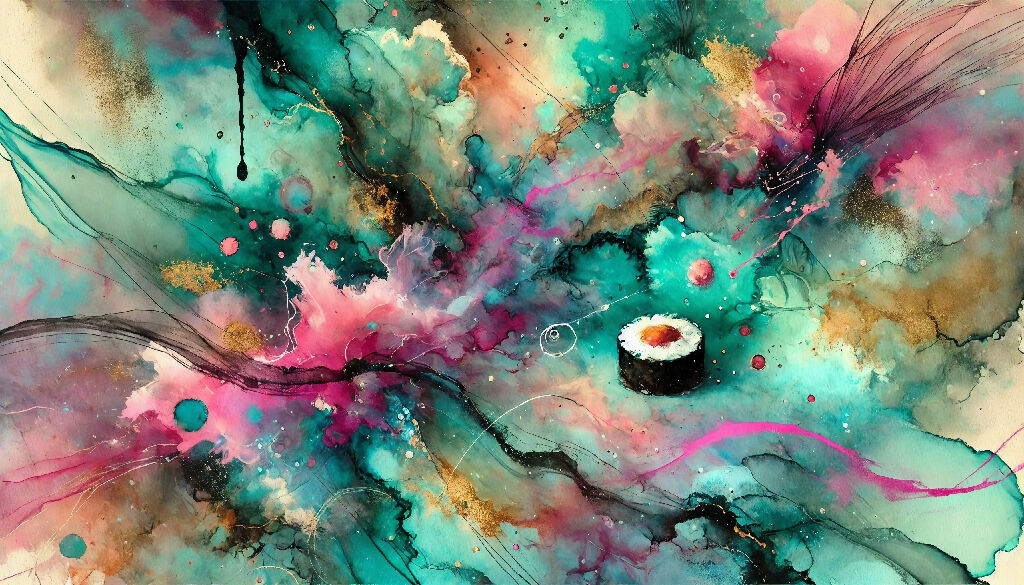 Can AI Art Really Make Sushi Mystical?