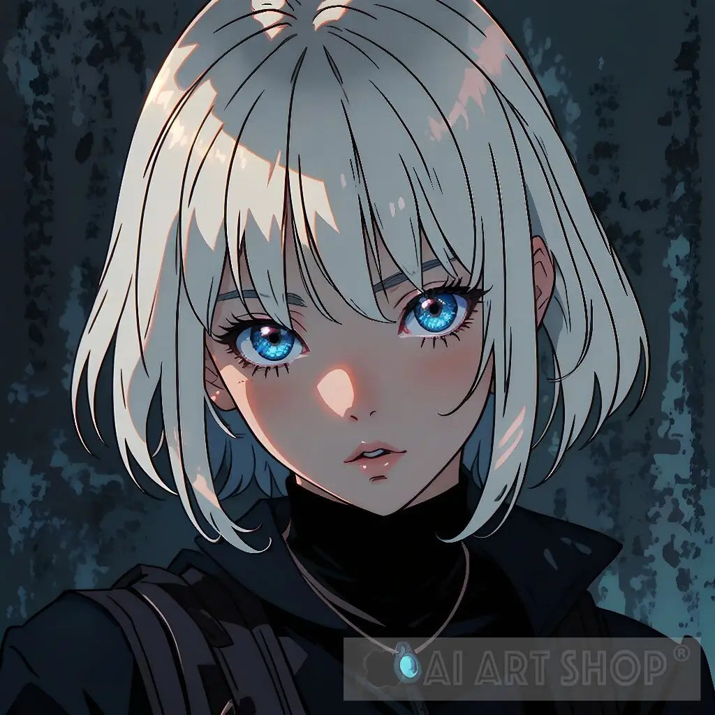 Enchanting Anime Art: Captivating Portraits of a Beautiful Girl