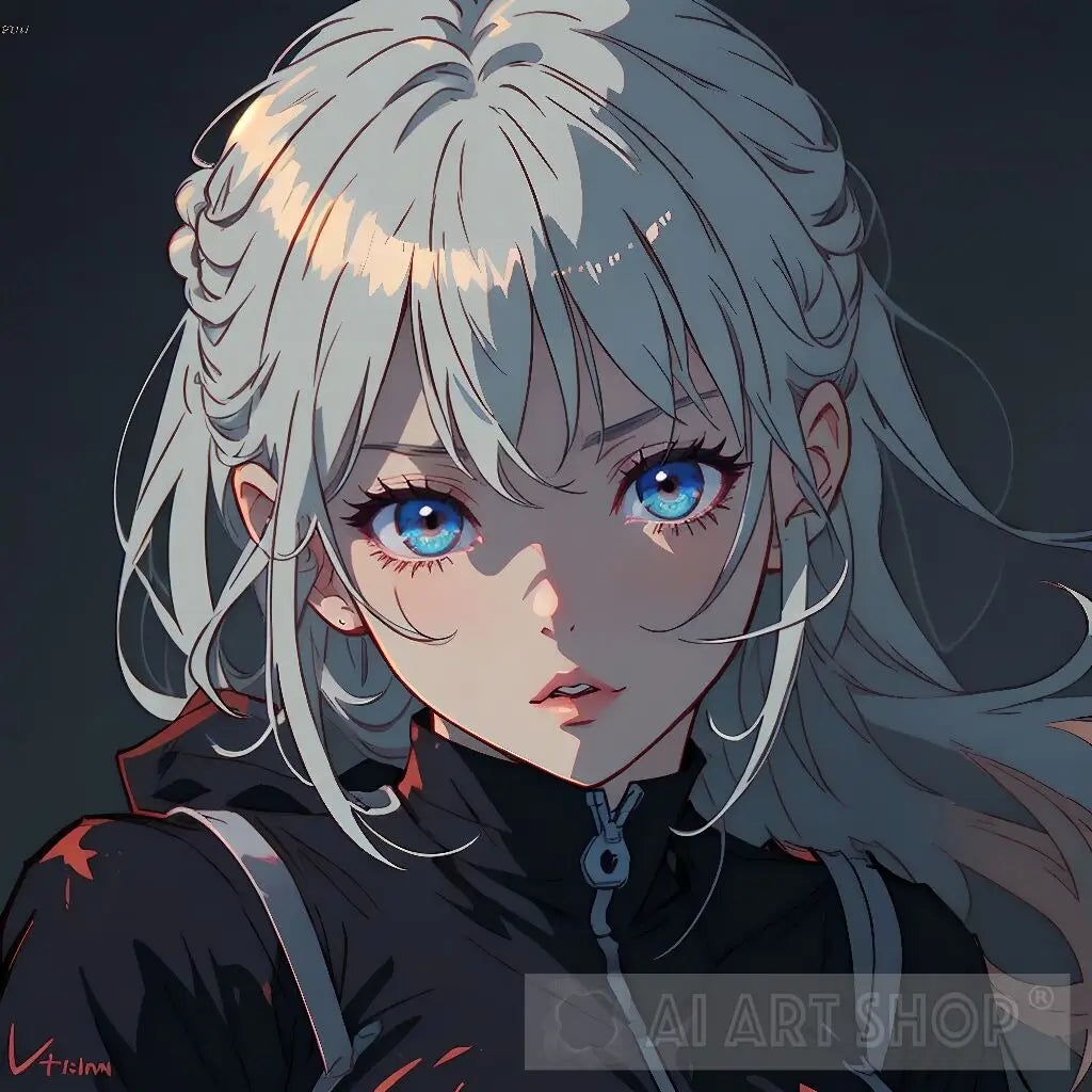 Enchanting Anime Art: Captivating Portraits of a Beautiful Girl