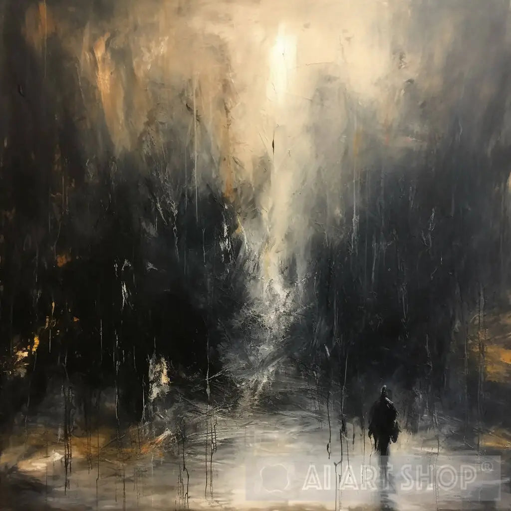 Loneliness Abstract art