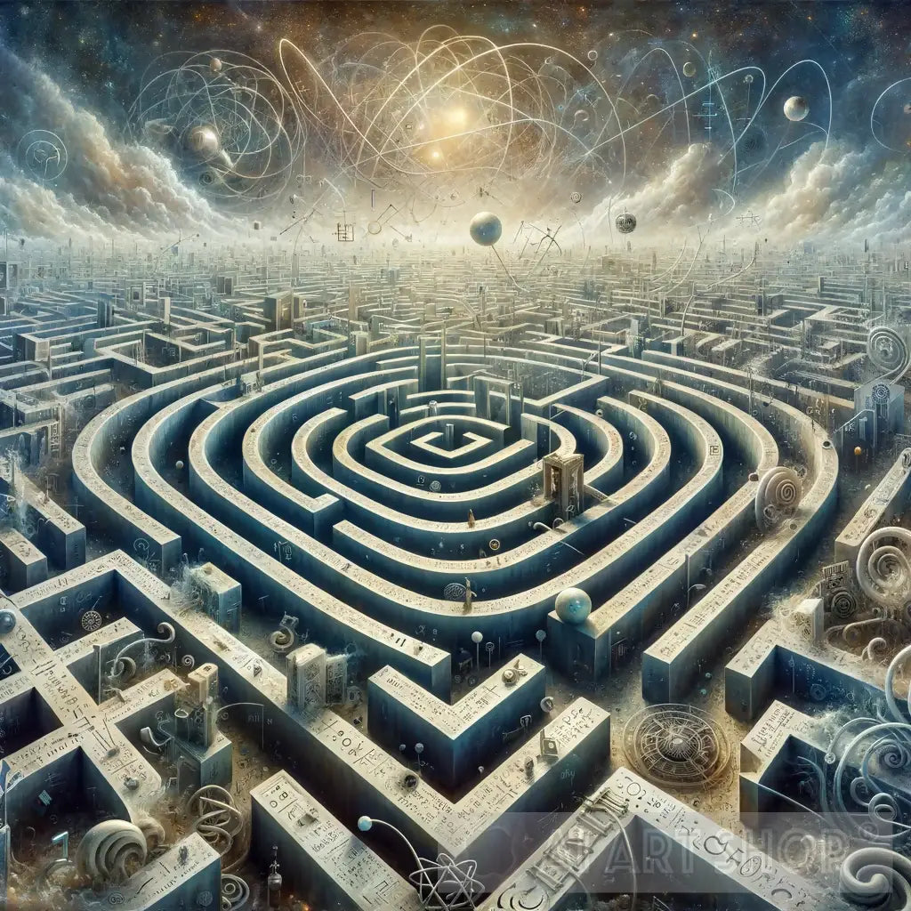 maze, escape, reality, universe, cosmos, infinity, mystery