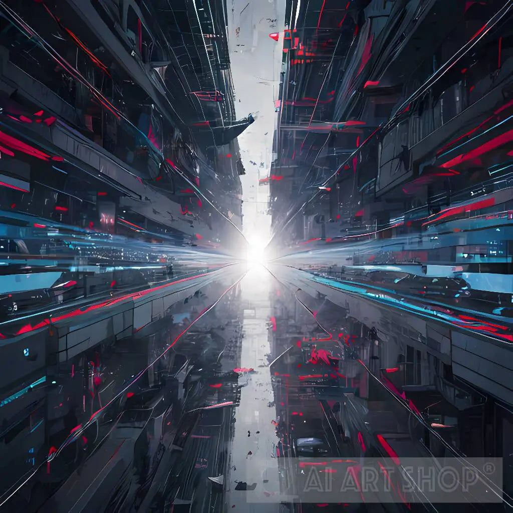 Eternal Echoes: Abstract Infinity - AI Art