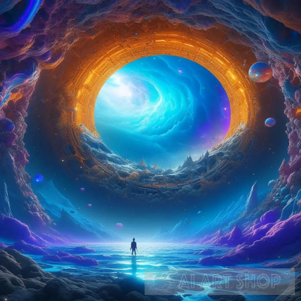 Eternal,Odyssey,Cosmic,Journey,Exploration,Artistry,Digital,Abstrac...