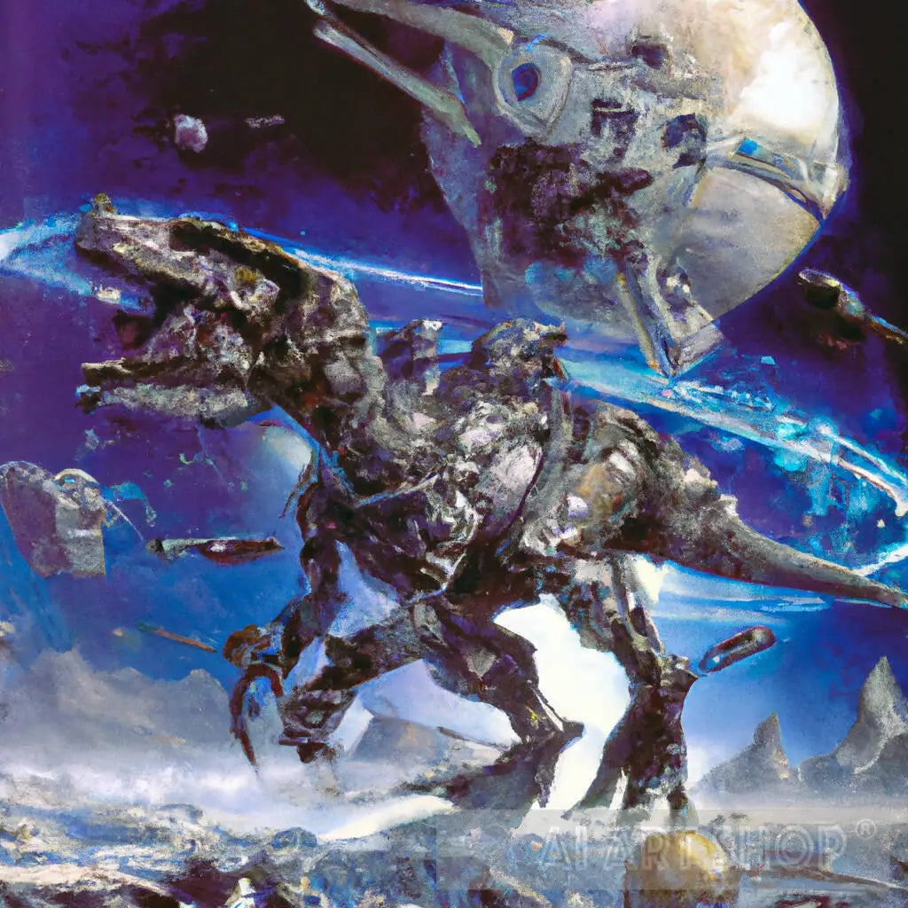 Extinction Rebellion: Comic book style sci-fi art painting depicts ...