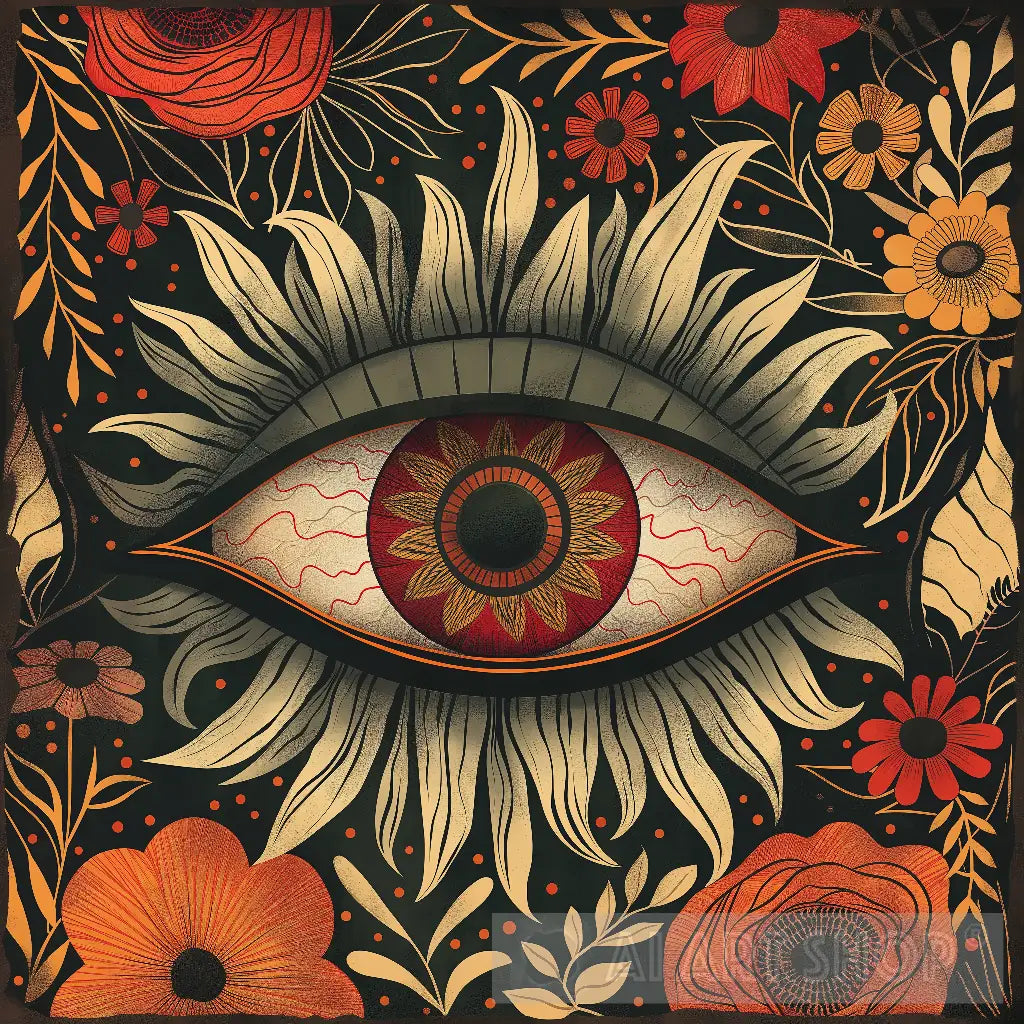 Eye of the Bloom - A Poetic Ode to Nature's Mysteries