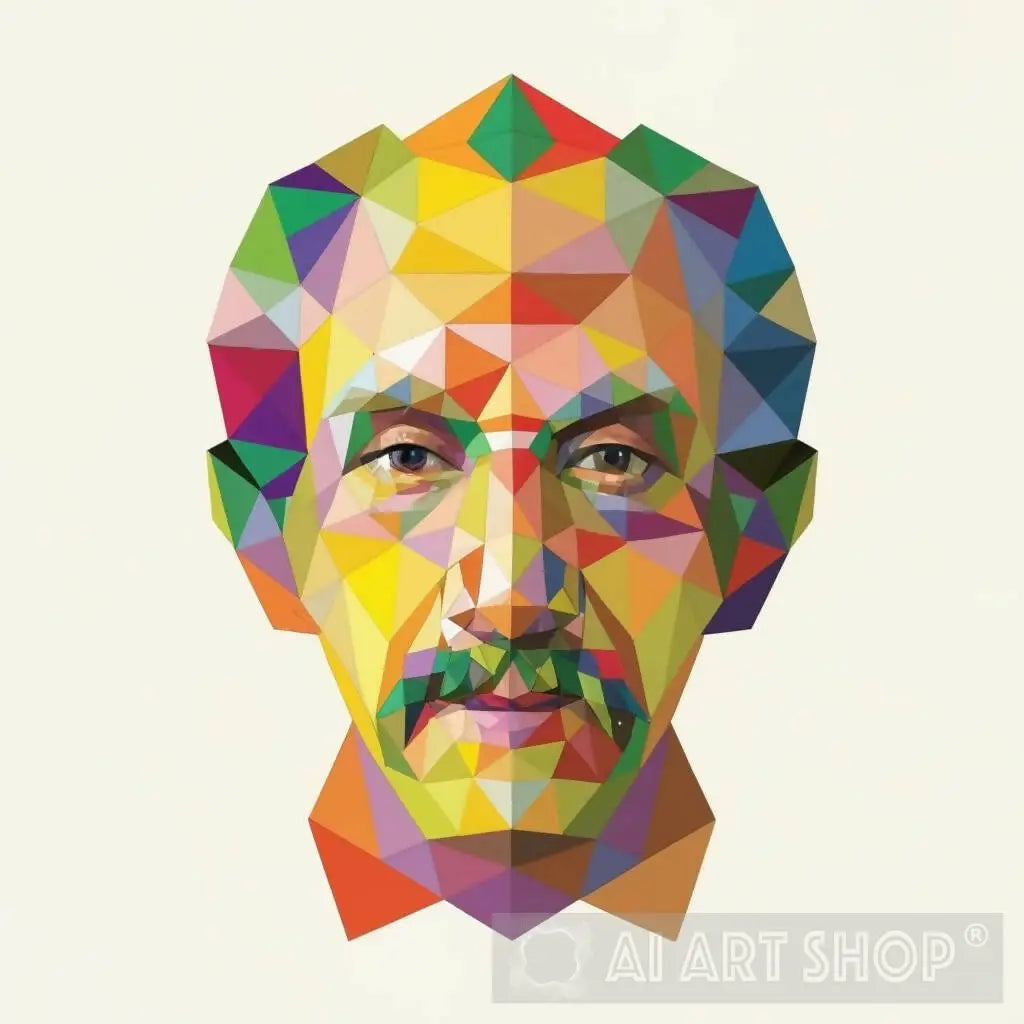 Face of artist Marc Chagall