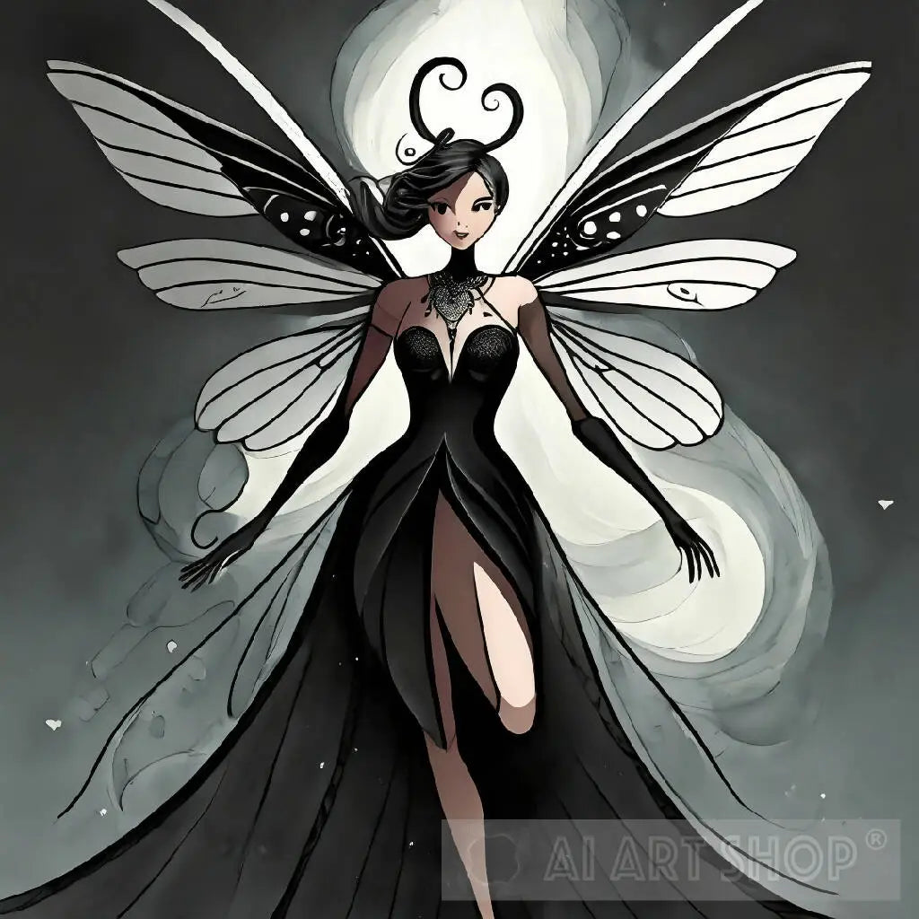 Fairy Lady in Black