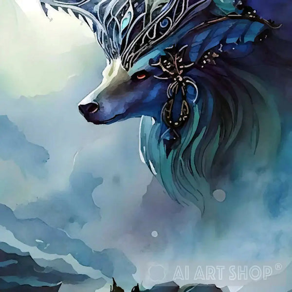 AI Art Fantasy Sea Wolf 2