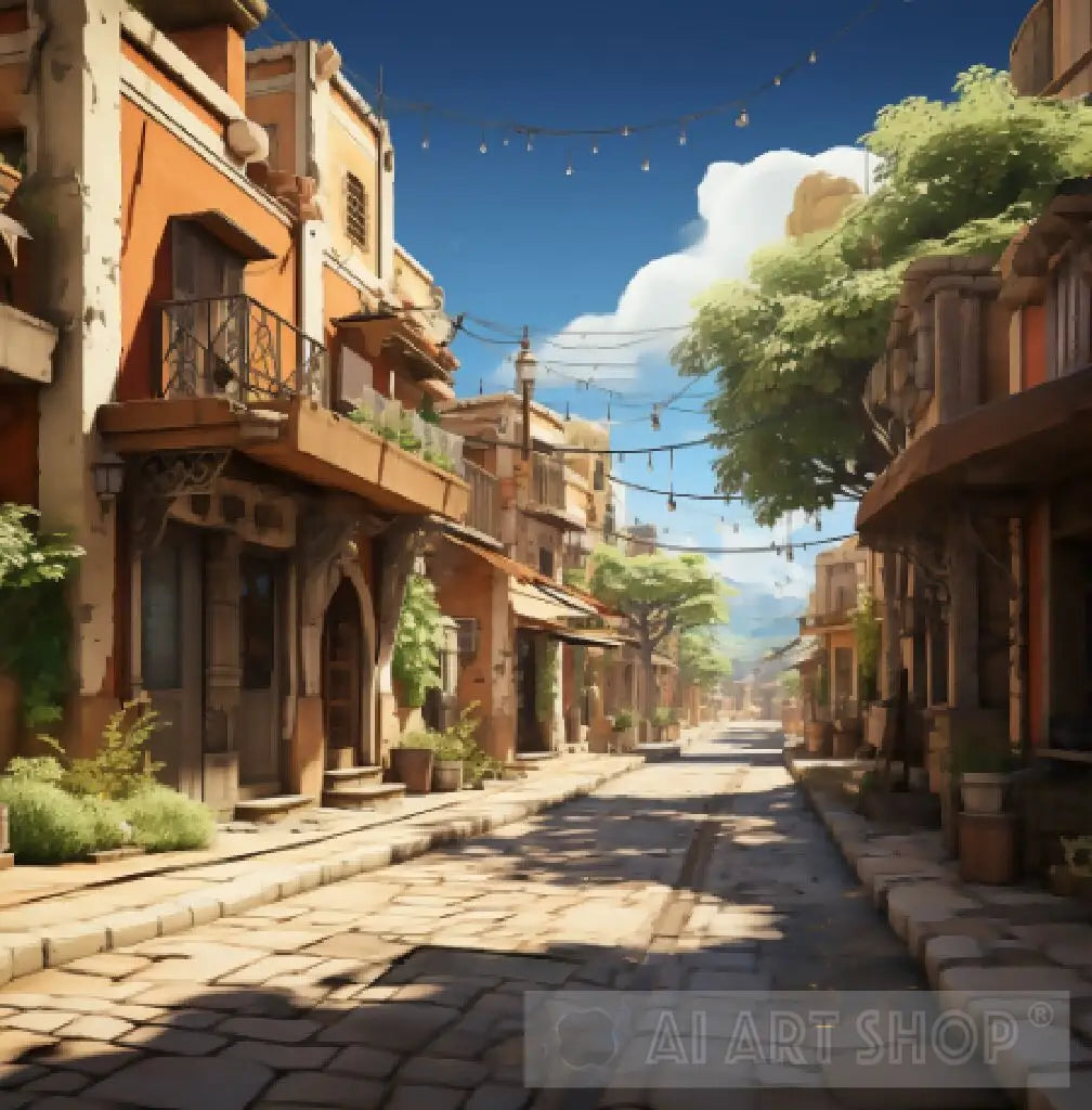 Fantasy street view