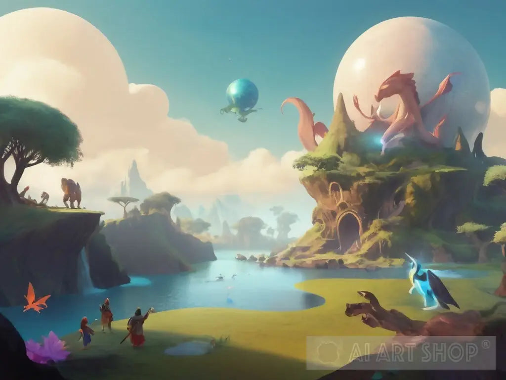 Fantasy World of Animals and Men