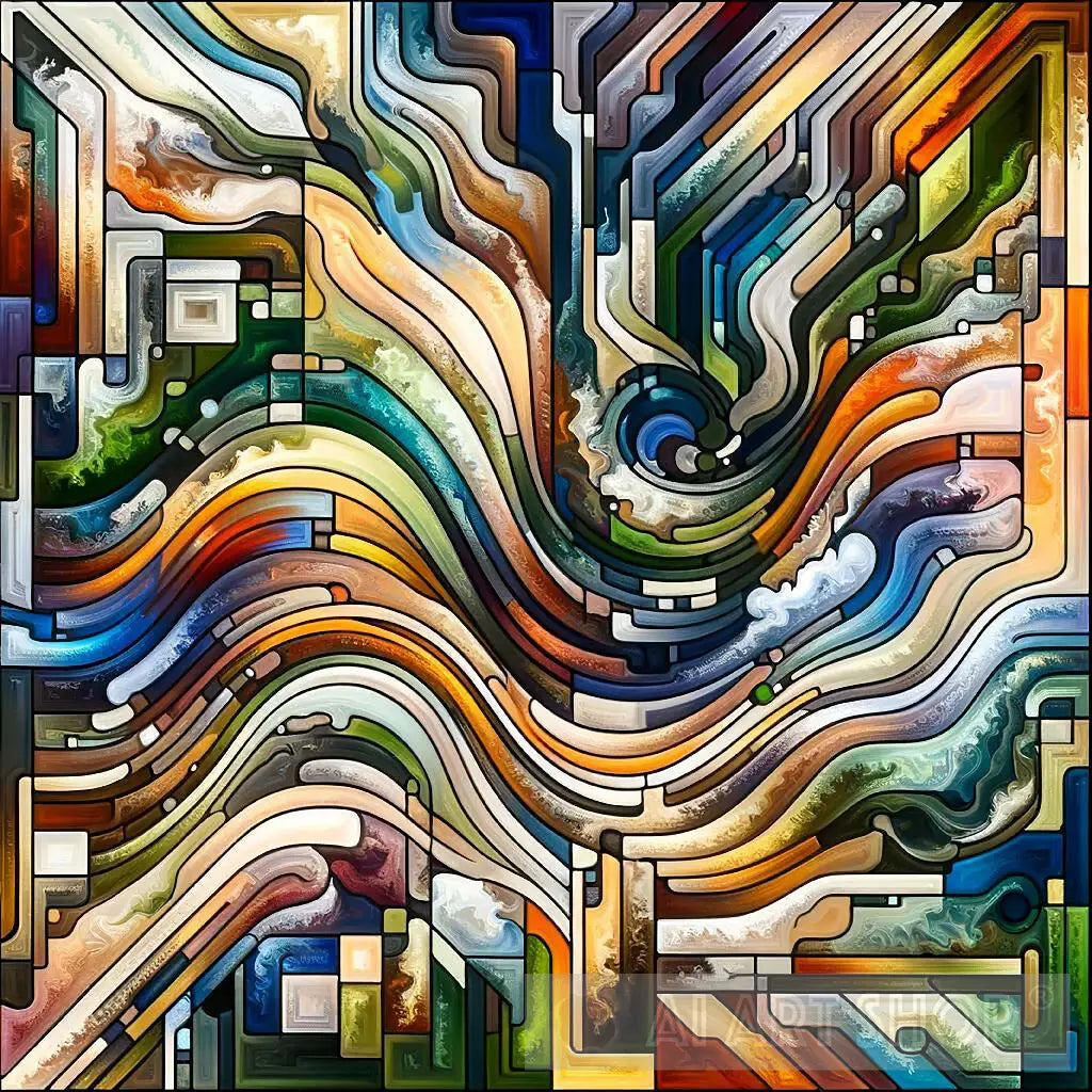 Kunst, Abstrakt, Farben, Muster, Design, Malerei, Wandkunst, Dekora...