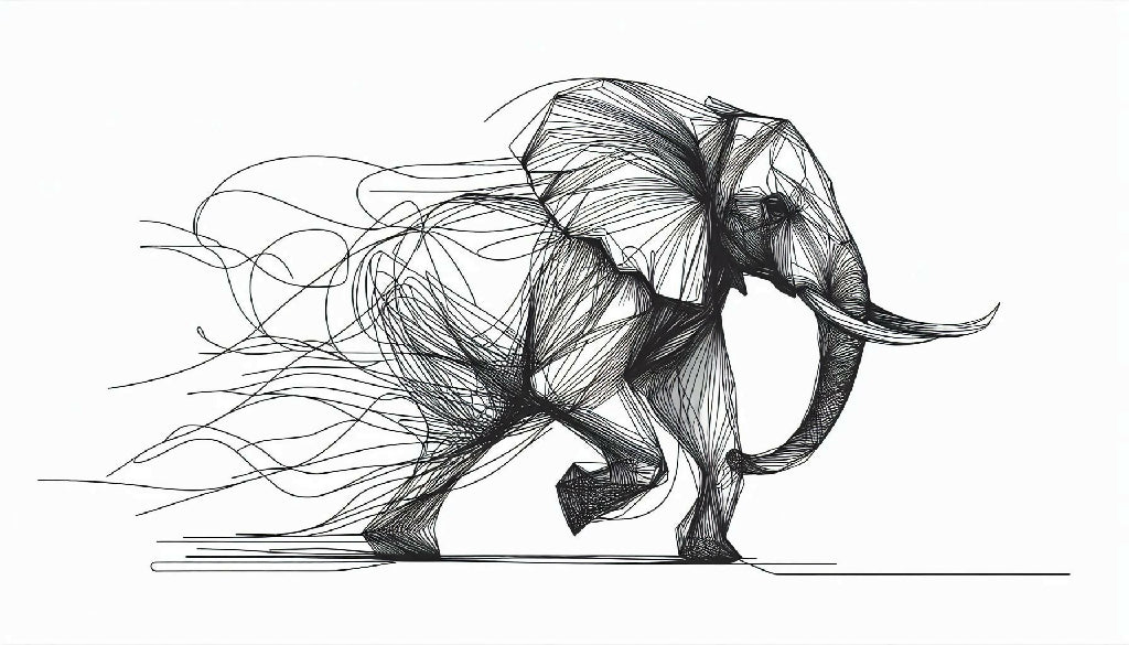 Line Art • Minimalist Art • Animal Illustration • Abstract Motion A...