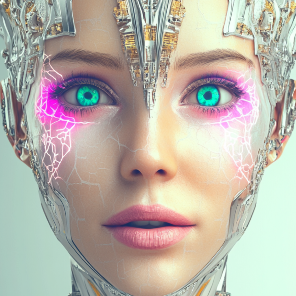 Prism Oracle – The Mind’s Bloom | Visionary AI Portrait