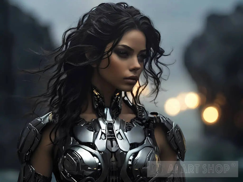 Female Cyborg Portrait