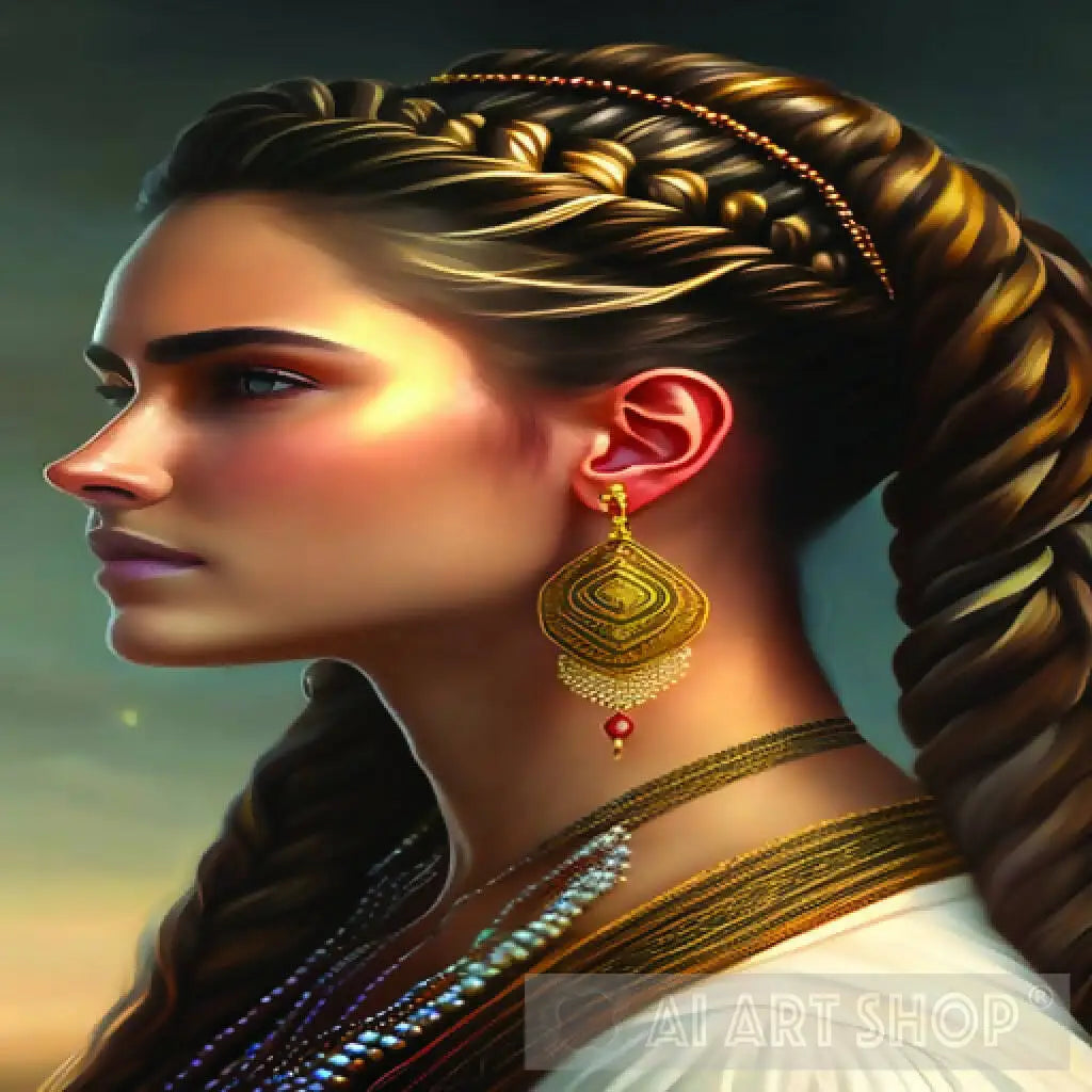 Digital female portrait